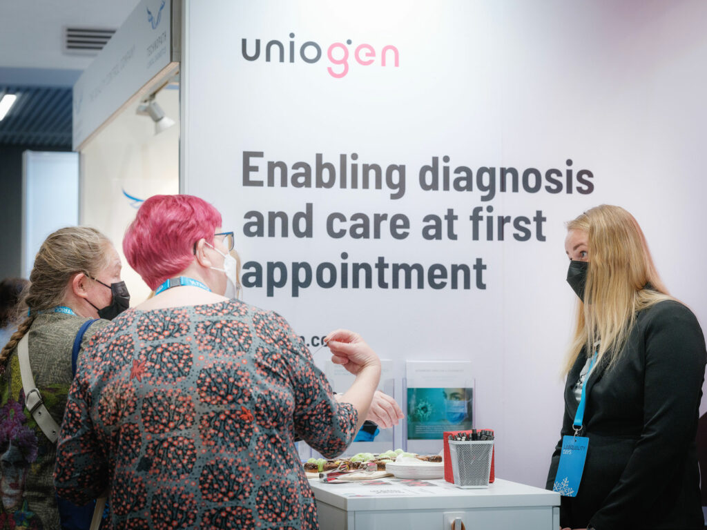 Uniogen booth crowded at ECCMID and Labquality Days - Uniogen
